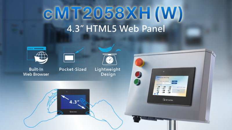 Weintek Debuts Compact 4.3-Inch HTML5 Panel With Web Browsing - News
