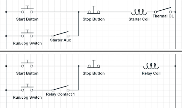 Motor Start Stop Circuit Diagram