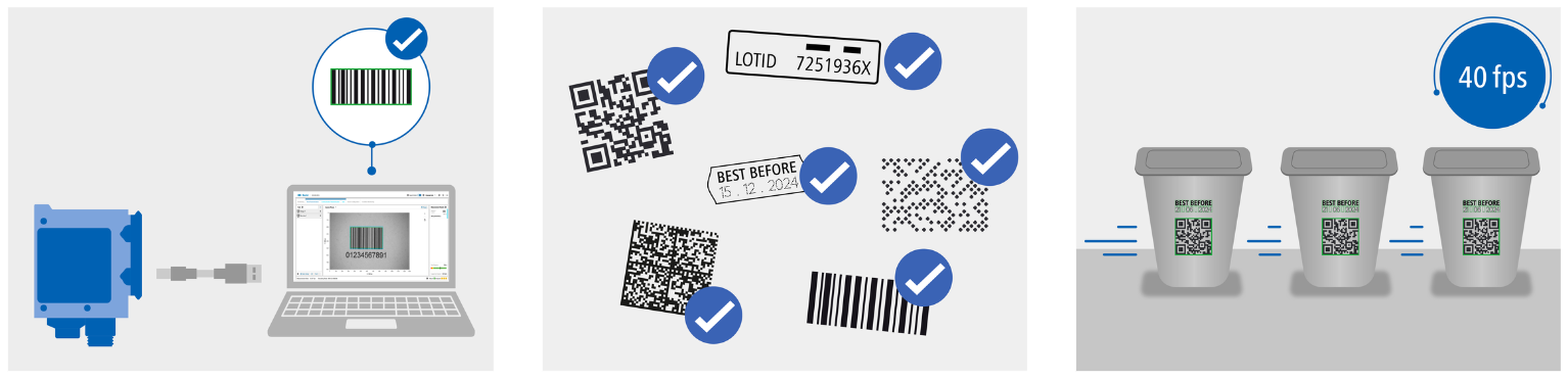 Baumer Introduces IDC230 Multicode Reader for 1D/2D Code and Text - News