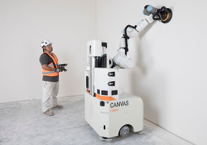 Construction Gets a Boost With 1200CX Drywall Robot From Canvas - News