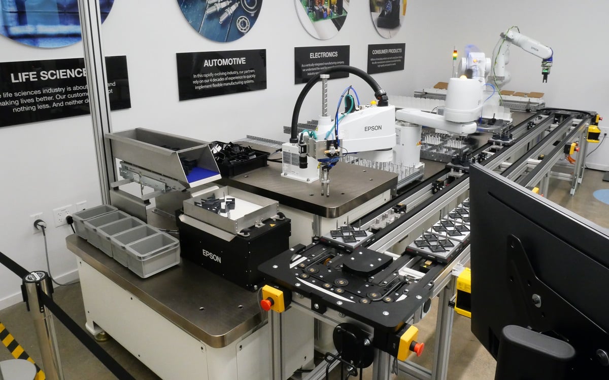 Take a Look Inside a Research and Demo Lab at Epson Robotics ...
