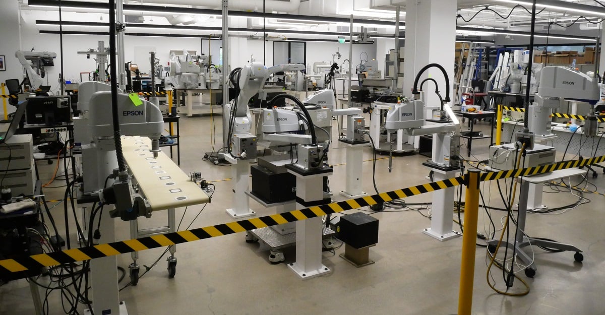 Take a Look Inside a Research and Demo Lab at Epson Robotics ...