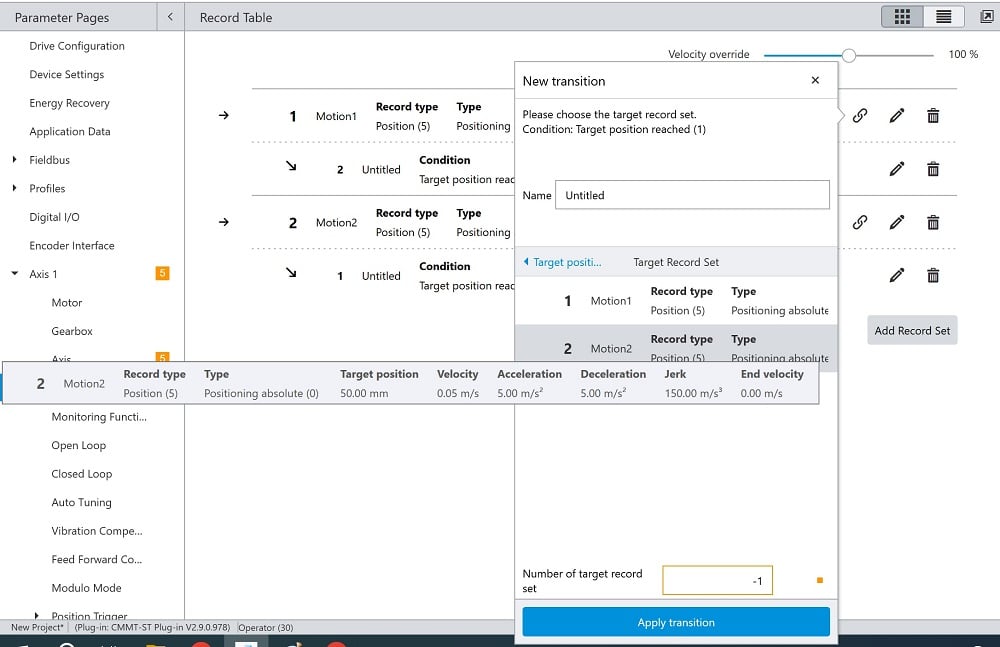 Motion Control Tutorial: Cyclic Actions Using the Record Table ...
