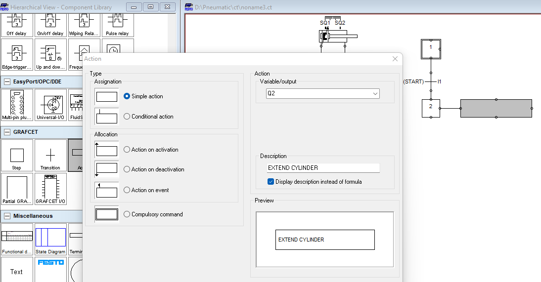 Design a GRAFCET-Controlled Pneumatic System in FluidSIM - Technical Articles