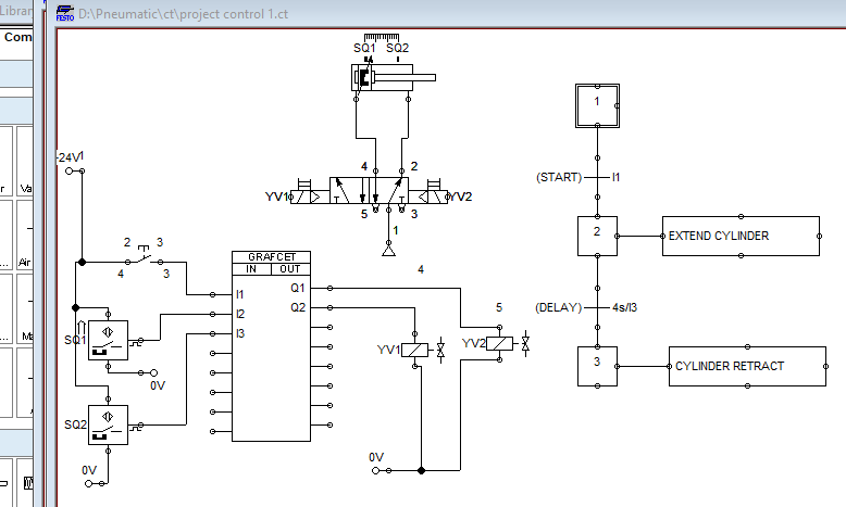 Design a GRAFCET-Controlled Pneumatic System in FluidSIM - Technical ...