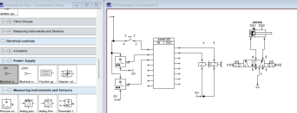 Design a GRAFCET-Controlled Pneumatic System in FluidSIM - Technical Articles