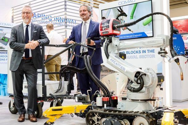 Comau and Fincantieri Team Up to Create a Ship Building Robot - News