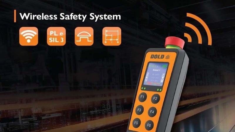 Dold Launches RE 6900 Wireless Safety System for Industrial Cells - News