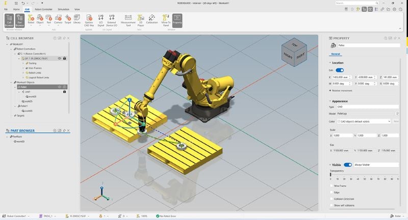 New Fanuc Roboguide V10 Brings VR to Robot Simulation and Planning - News