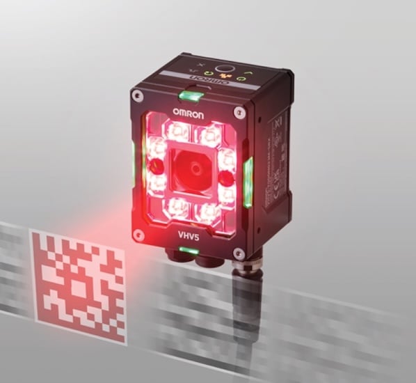 New Omron VHV5 Barcode Reader Simplifies Setup and Boosts Speed - News