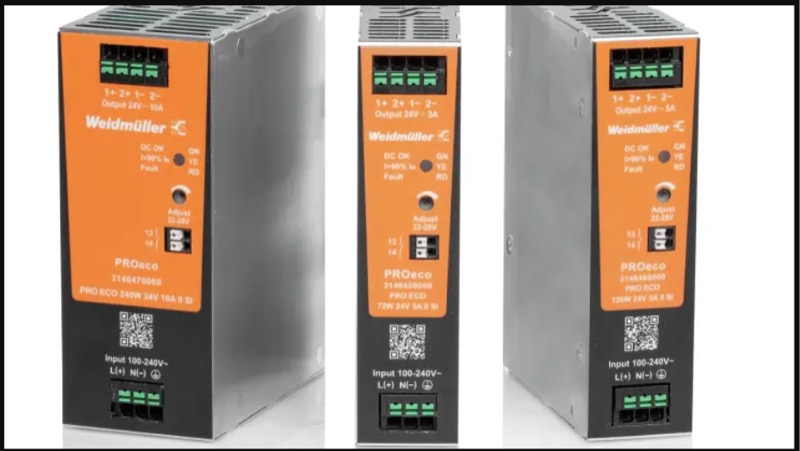 Weidmuller Launches Compact Snap In Power Supply Line - News