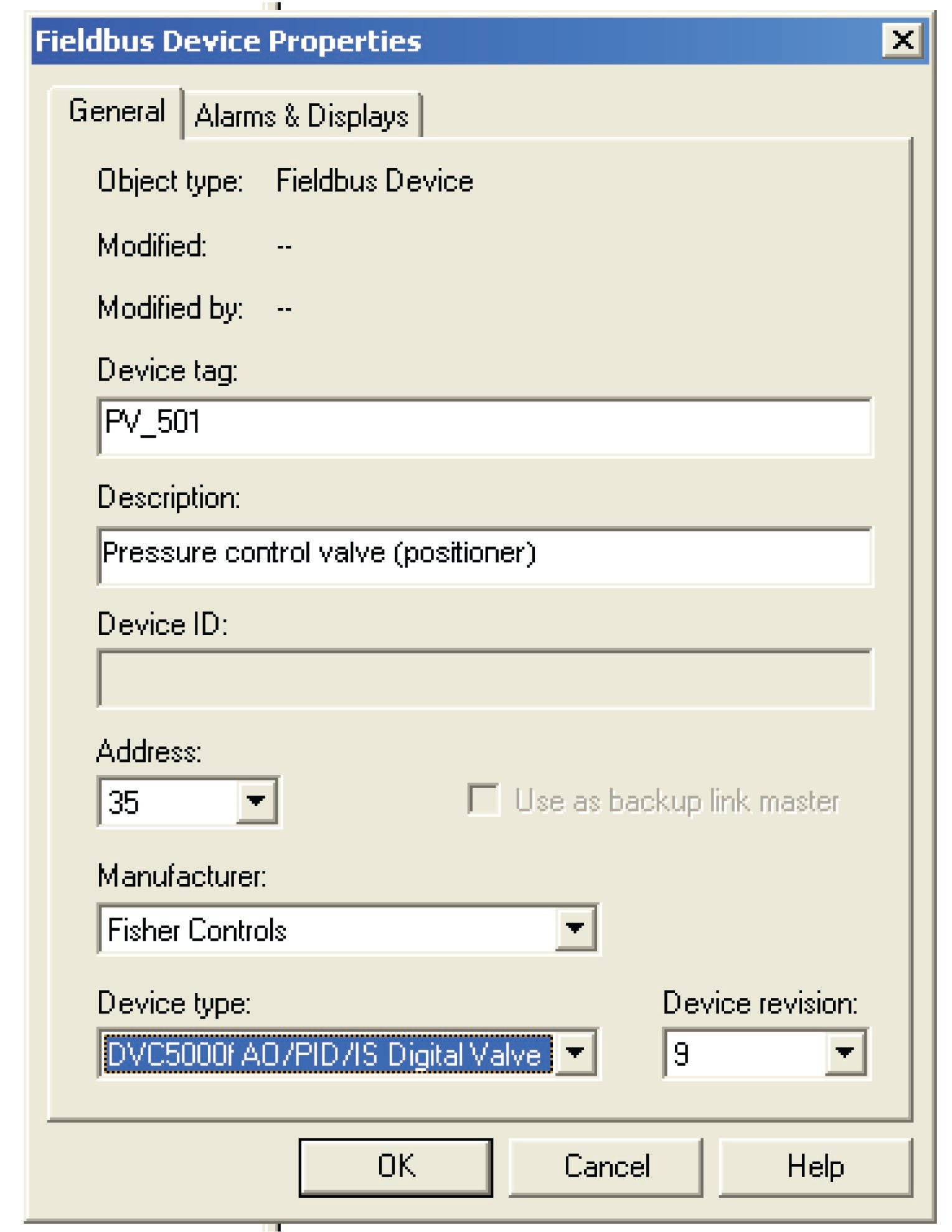 FOUNDATION Fieldbus H1 Protocol Device Configuration and Commissioning ...