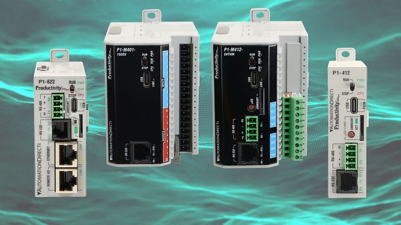AutomationDirect Brings New CPUs, Embedded I/O, to Productivity PLCs - News