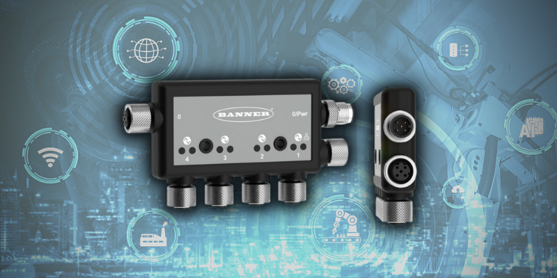 Banner Releases Compact, Programmable IO-Link Master with Ethernet - News
