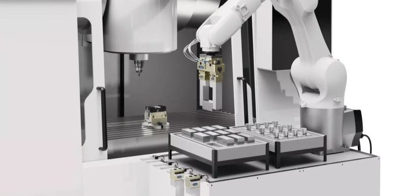 Schunk System Enables Automatic, Quick Change of Gripper Fingers - News