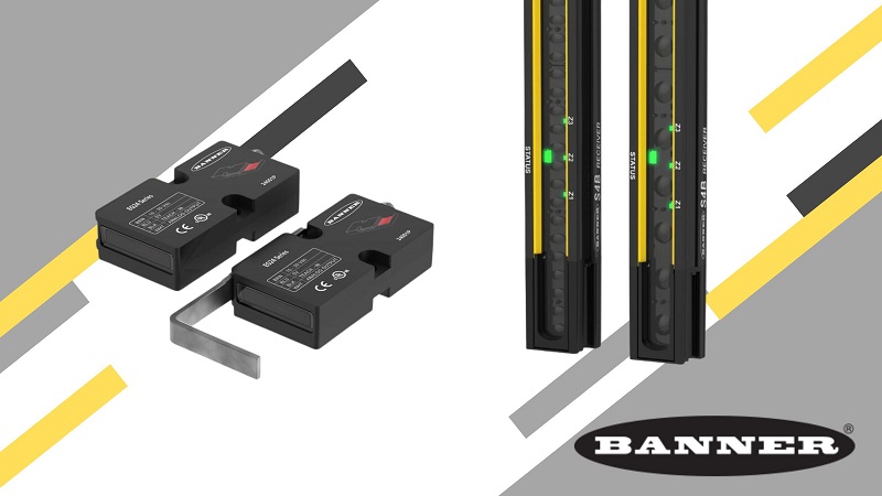 New Products From Banner Engineering: Light Curtain and Edge Sensor - News