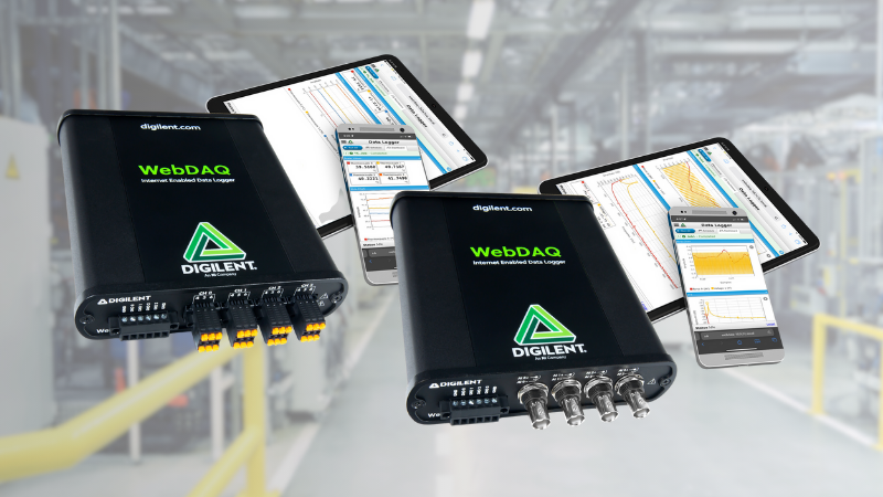 Digilent’s WebDAQ Data Loggers For Remote Monitoring and Control - News