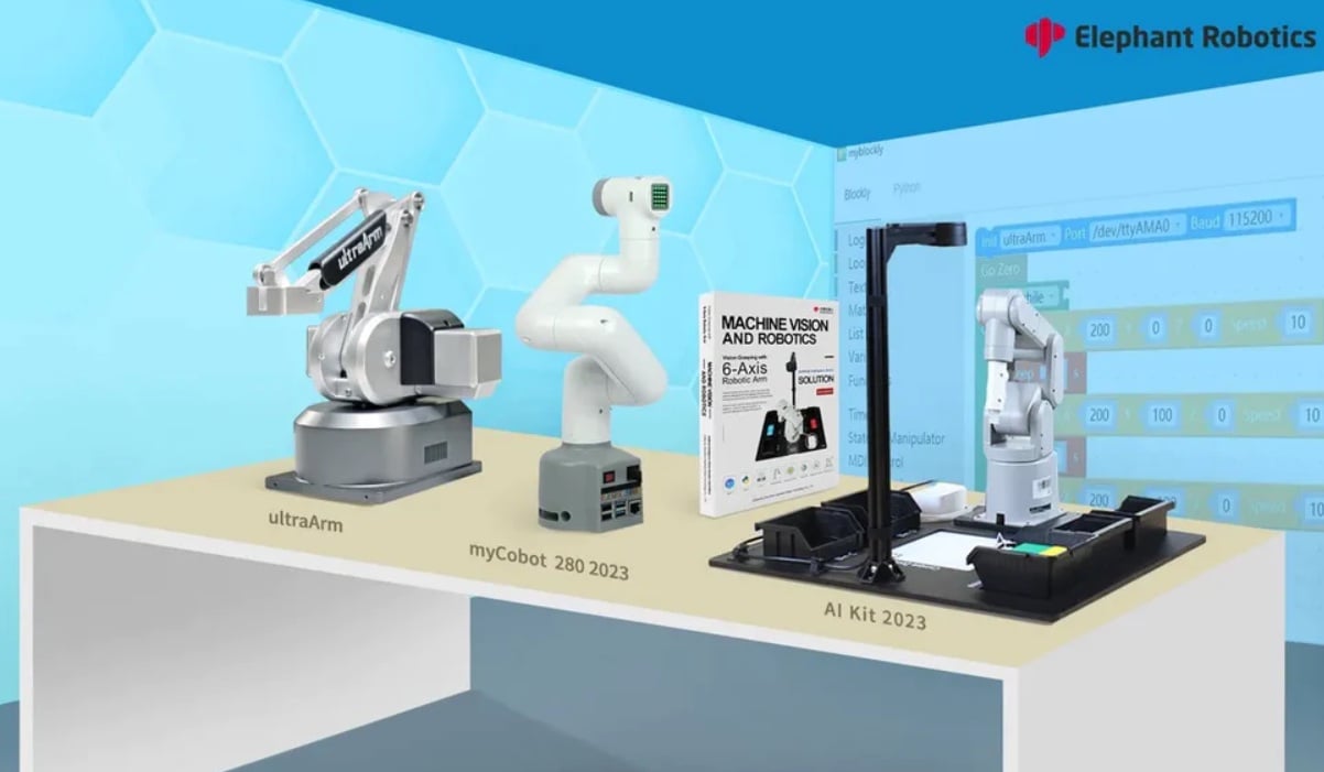 Elephant In the Classroom: Elephant Robotics Debuts Refreshed Learning Tools - News