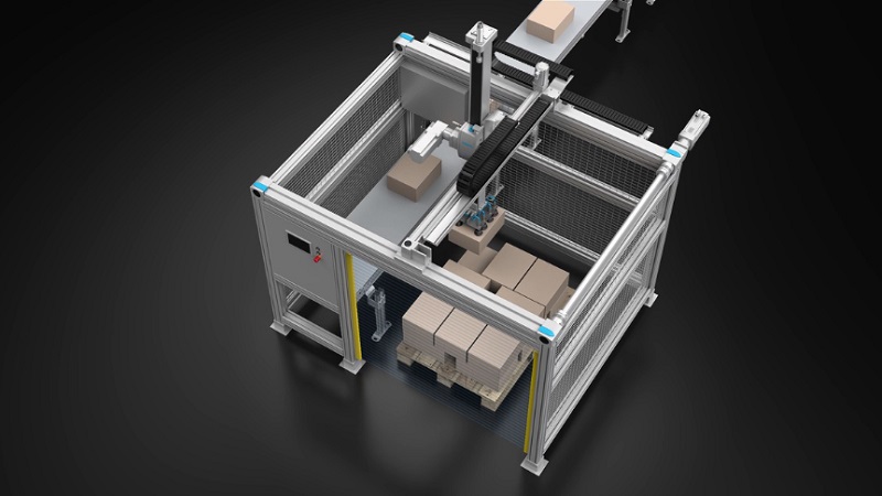 Big Boxes? No Problem With Festo’s New Heavy-Duty Palletizing Gantry - News