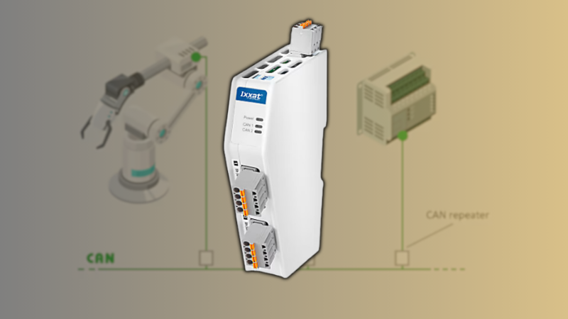HMS Releases CAN/FD Repeater Designed for Easier, Safer Networks - News