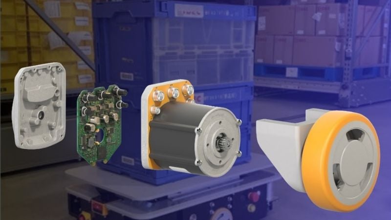 All-in-One SWD Drive from IDEC Streamlines AGV and AMR Design - News