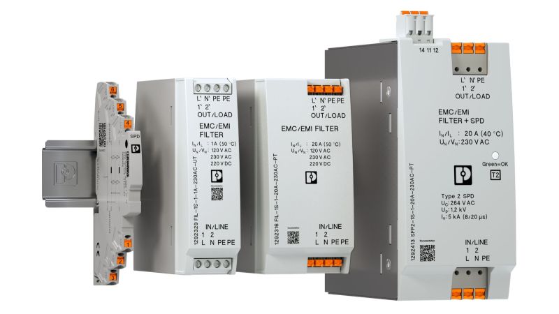 Phoenix Contact Launches EMC Filters To Limit High-Frequency Interference - News