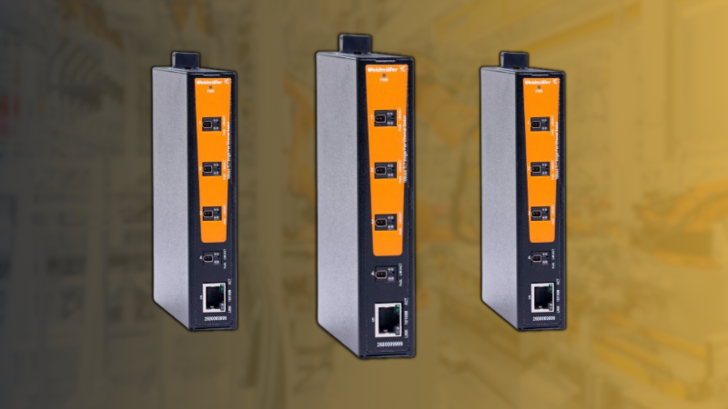 Weidmuller Launches Unmanaged Single Pair Ethernet Switch - News