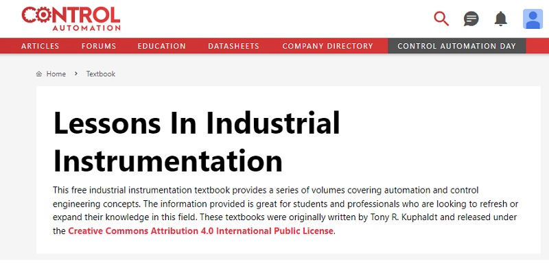 Control Automation Online Textbook: The Best Just Got Better! - News