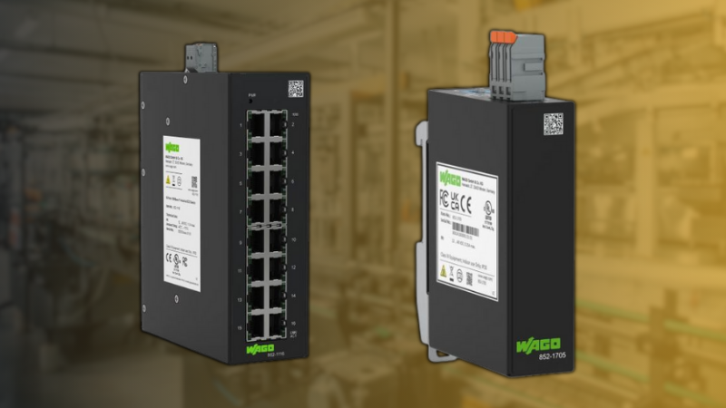 Wago Unveils 16-Port Ethernet Switch and SPE Media Converter - News