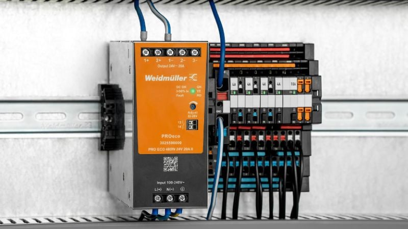 Weidmuller Deploys Next-Gen Power Supplies for Compact Power Distribution - News