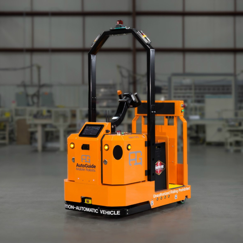 AutoGuide Launches 15,000-Pound Payload Autonomous Mobile Robot Tugger ...