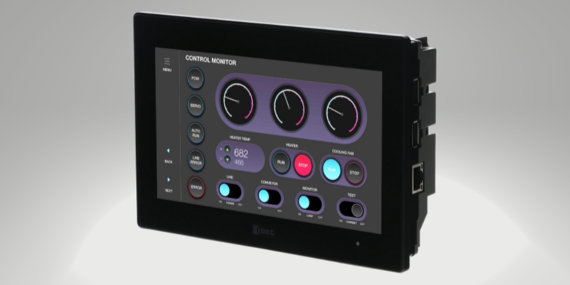 Idec Launches 7-inch Combined PLC+HMI With I/O Options - News